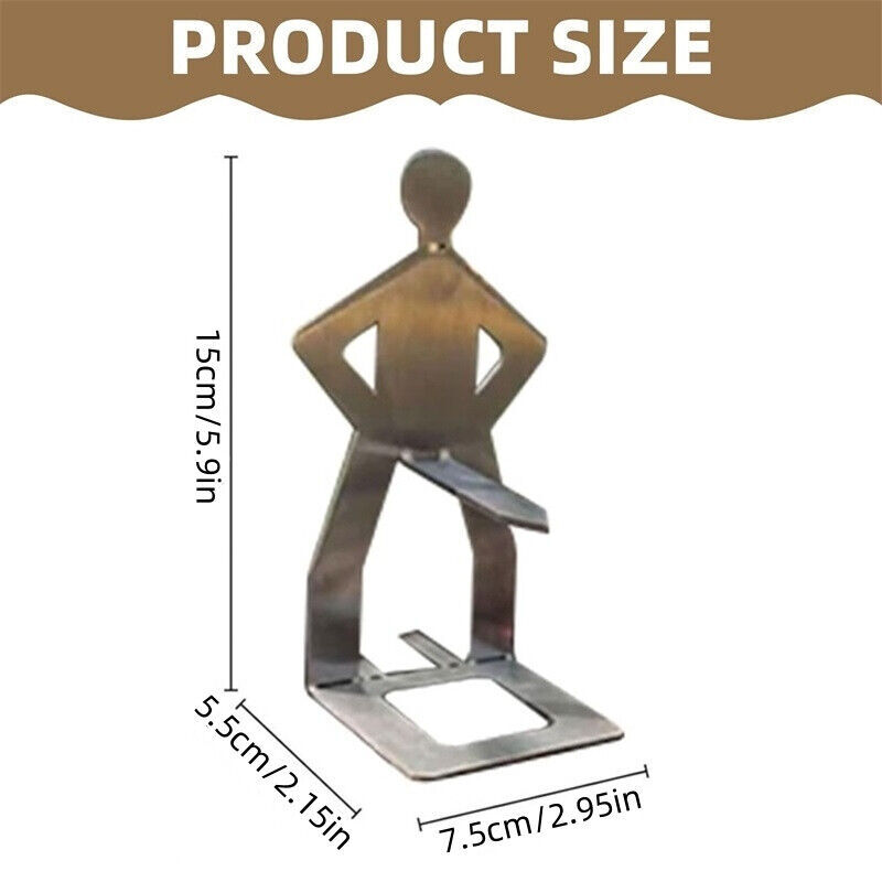 BBQ Stainless Steel Rack Roster Funny Guys Hot Dog Sausage Stand Holder ...