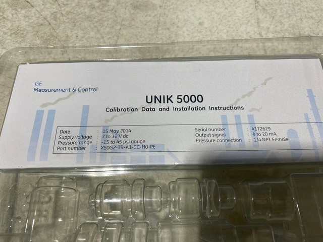 GE Unik 5000 Pmp5076-ta-a1-cb-ho-pe Pressure Sensor Pmp5076taa1cbhope ...