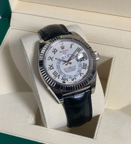 Rolex 326139 Sky-Dweller "Annual Calendar Dual Timezone", Ivory Dial ...