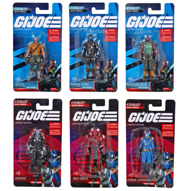 GI Joe mini figures Limited Edition Set of 6 NEW Sealed! Cobra ...