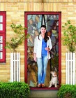 Magnetic Screen Door Mesh Net Hands Free 40" x 85.5" Black Magic Mesh ...