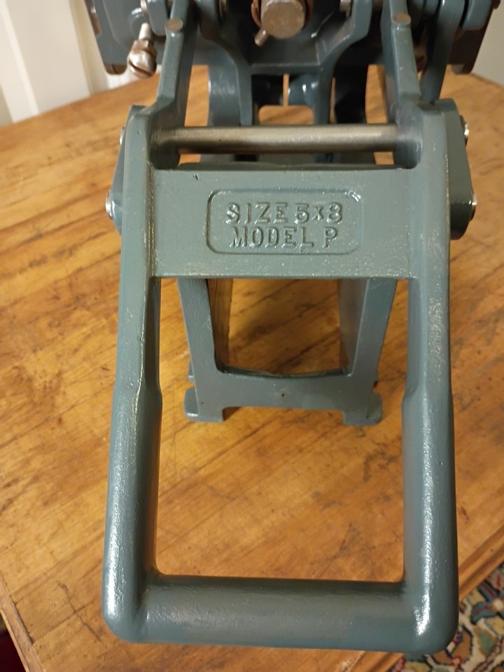 Kelsey 5x8 Model P Letterpress Printing Press | eBay