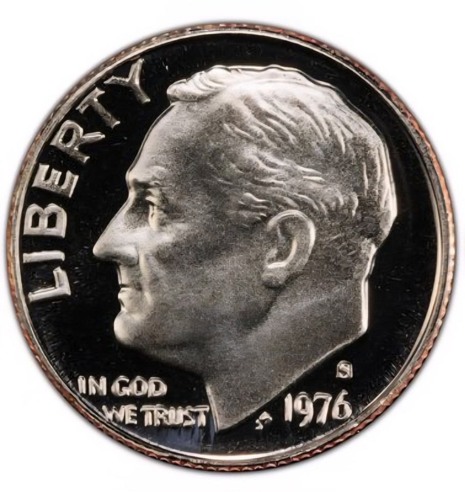 Roosevelt Dime 1976 S PCGS Graded PR 70 Deep Cameo Uncirculated 10c | eBay