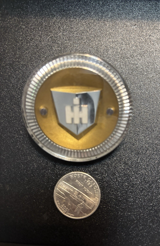 Vintage International Harvester Refrigerator Logo Emblem Nice 2 In gold ...