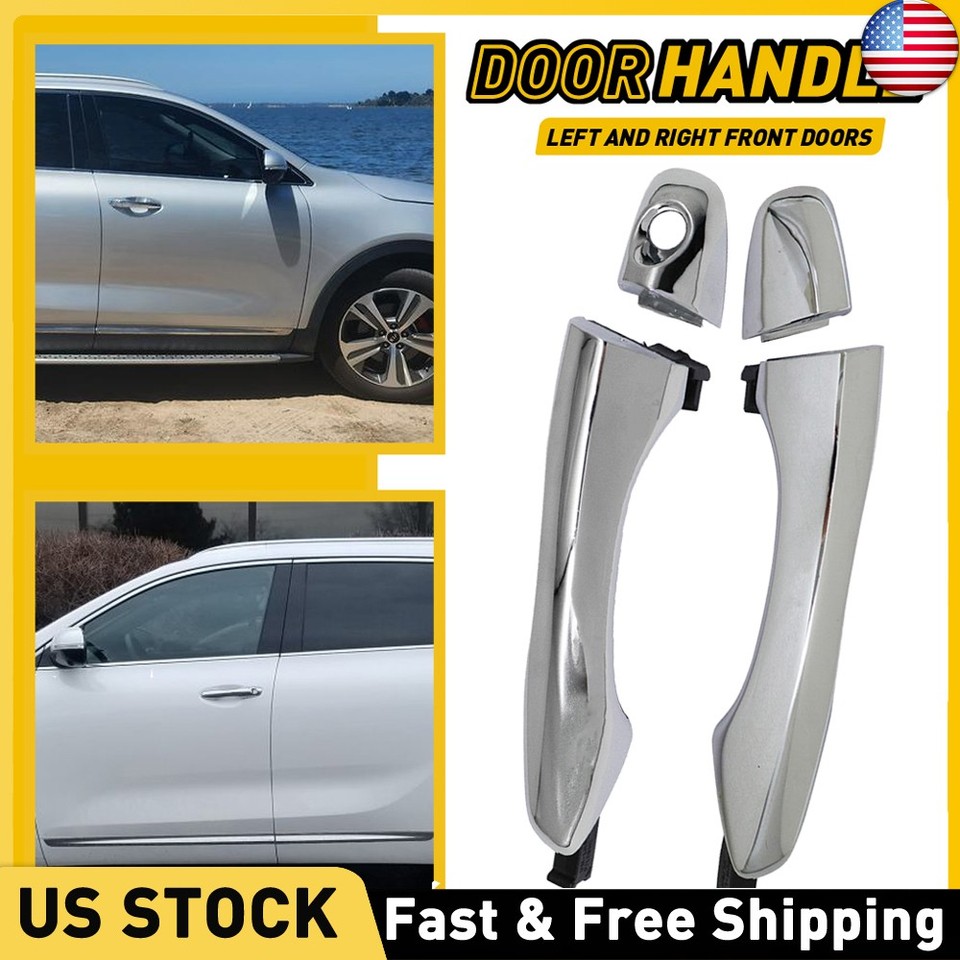 Outside Door Handle Front L+R 82661C5010 83662C5010 For Kia 16-20 ...