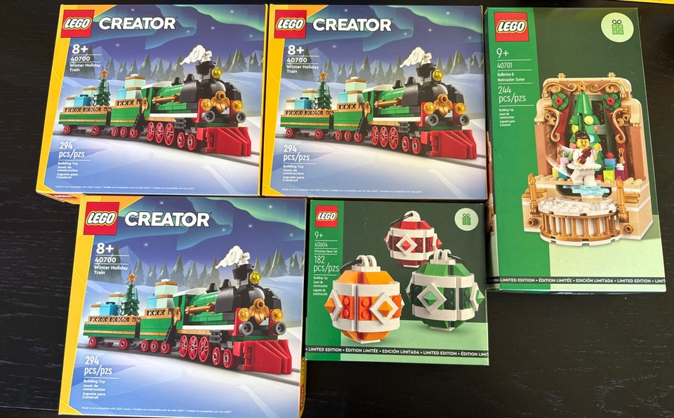 LEGO Exclusive GWP Christmas Holiday Collection 40700, 40604 40701 | eBay