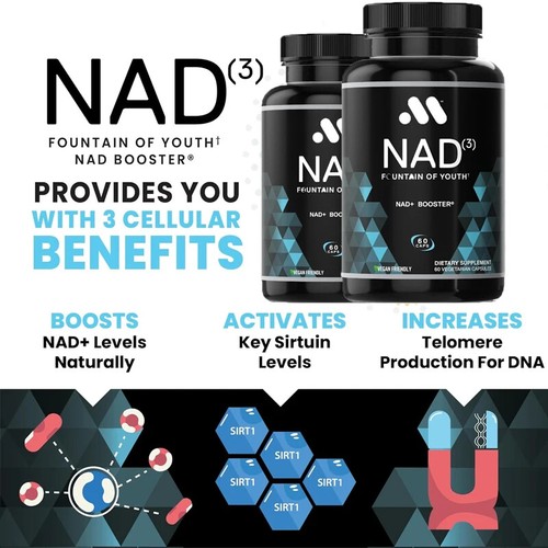 NAD Supplement - Natural, 60 capsules | eBay