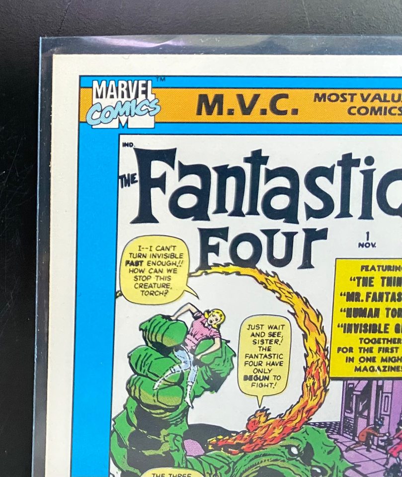 Key 1990 Marvel Universe Fantastic Four #1 MVC Most Valuable Comics ...