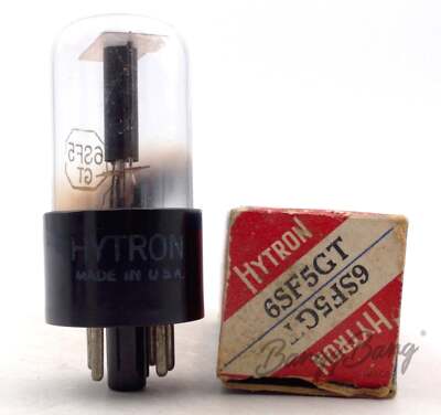 Hytron 6SF5GT/CV1972 High Gain Audio-Frequency Amp. Audio Vacuum Tube ...