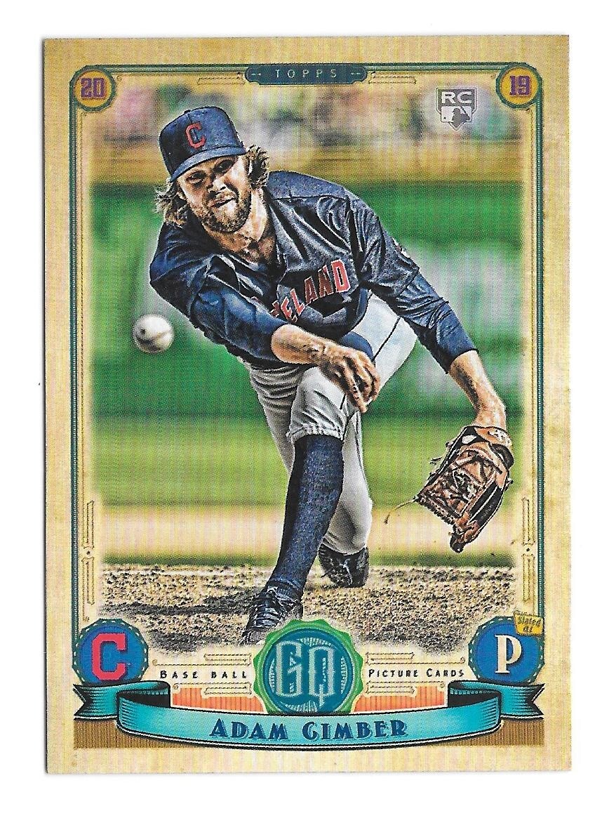 2019 Topps Gypsy Queen ADAM CIMBER RC Base Rookie -CLEVELAND INDIANS ...