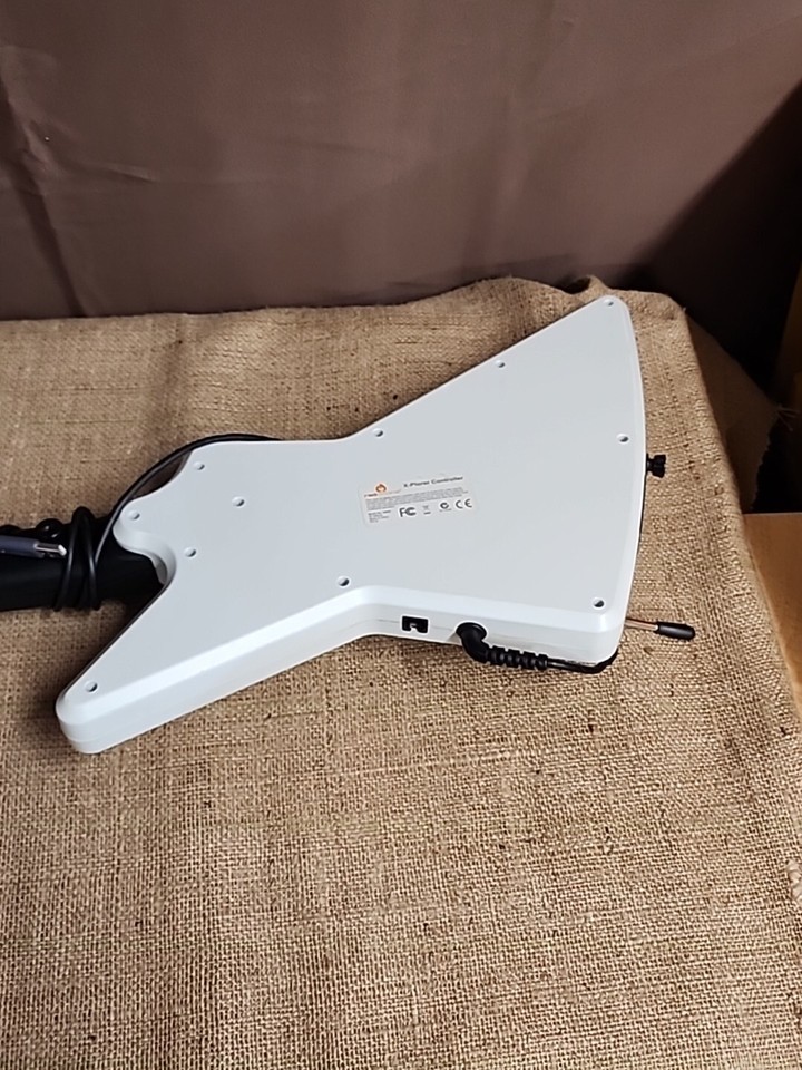Guitar Hero Xplorer Guitar Xbox 360 Red Octane White Wired Model No USB ...