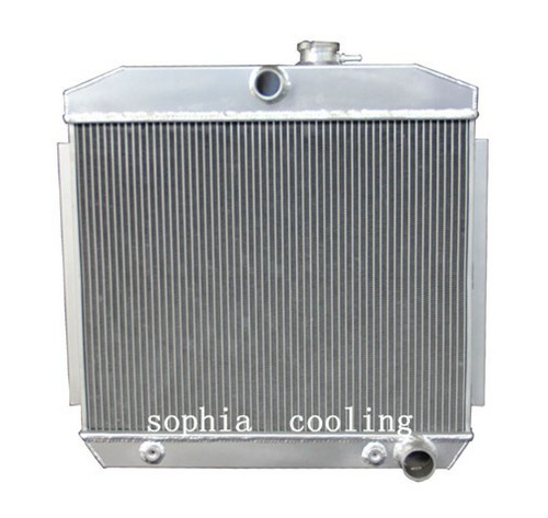 CC5057 3 ROW ALUMINUM RADIATOR W/COOLER FIT 1955 1956 1957 CHEVY BEL ...