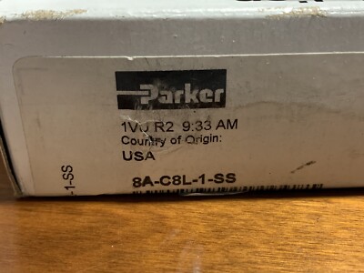 Parker Valve 8A-CBL-1-SS | eBay
