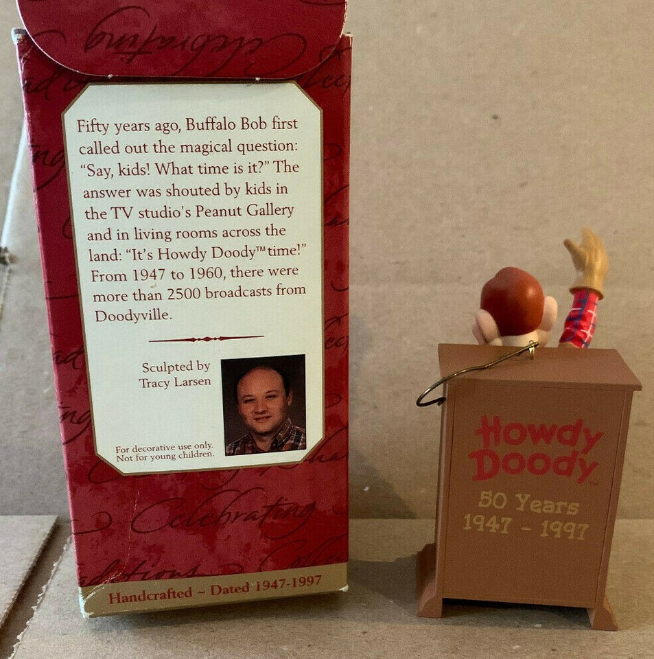 Hallmark Keepsake Ornament Howdy Doody Anniversary Edition 1997 Tracy ...