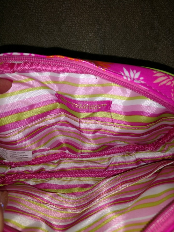 Macbeth Collection by: Margaret Josephs cosmetic bag - bright pink w ...