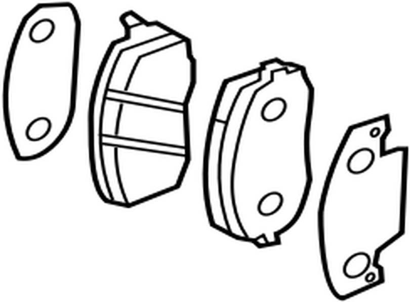 581011RA00 Kia Pad kitfr disc brake 581011RA00, New Genuine OEM Part | eBay