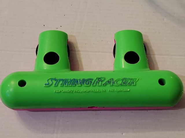 Kidpower String Racer Vintage 80s 90s Flying Zip Line Gravity Toy for ...