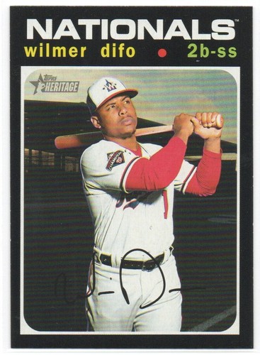 Wilmer Difo 2020 Topps Heritage #720 SP Short Print Washington ...