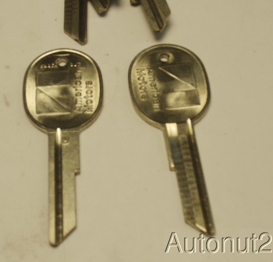 25 AMC keys 1970 to 1984 AMX Javelin Gremlin Pacer Hornet Matador ...