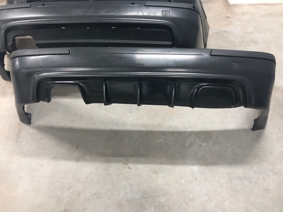 BMW e39 diffuser for rear m5 msport bumper splitter rear lip bumper ...