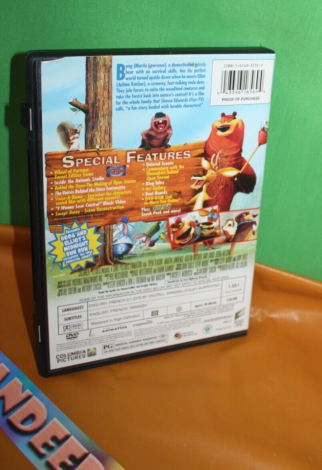 Open Season Full Screen Special Edition DVD Movie 43396165694| eBay