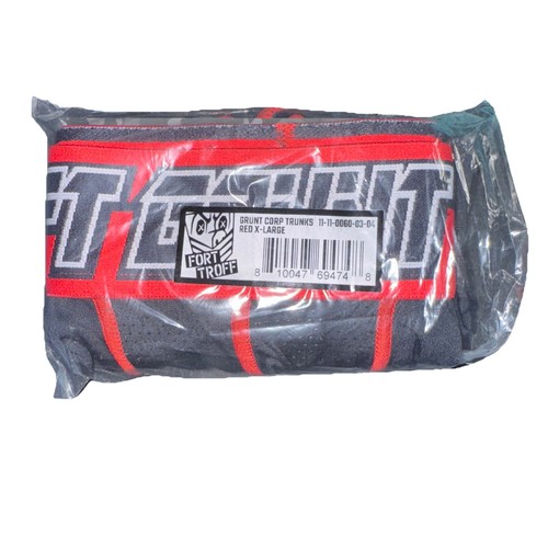 FORT TROFF Size XL. NWT Grunt Corp Athletic Trunks - Red, Black, White ...