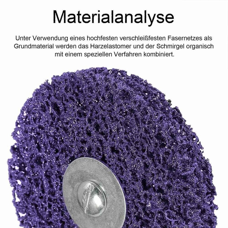 5 Tlg. Satz CSD Scheibe CBS Schleifscheibe Reinigungsscheibe 6*100mm ...