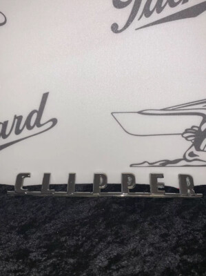 Packard Clipper Emblem Script | eBay