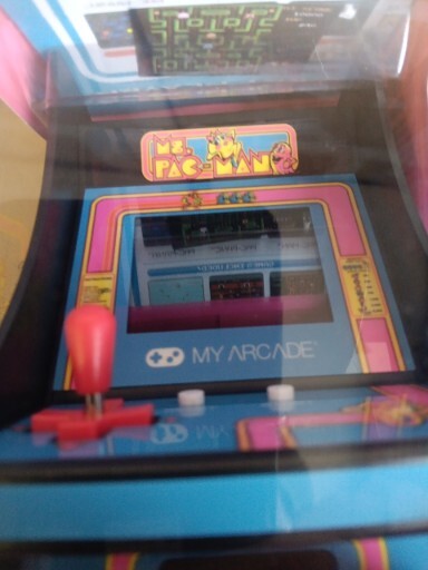 New Ms. Pac-Man Micro Player Retro Arcade Hand Held Game-My Arcade Color Screen 845620032303| eBay