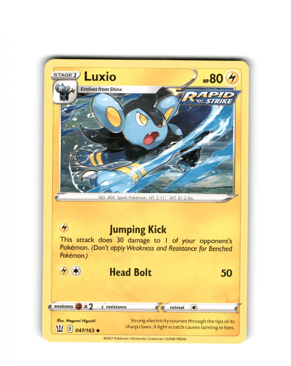 Luxio Pokemon Card