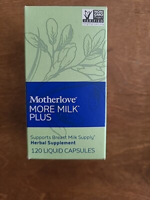 Motherlove More Milk Plus Herbal Supplement - 120 Liquid Capsules Exp ...