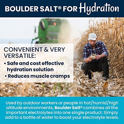 BOULDER SALT - Low Sodium Salt - Unflavored Salt for Cramps, Salt for ...
