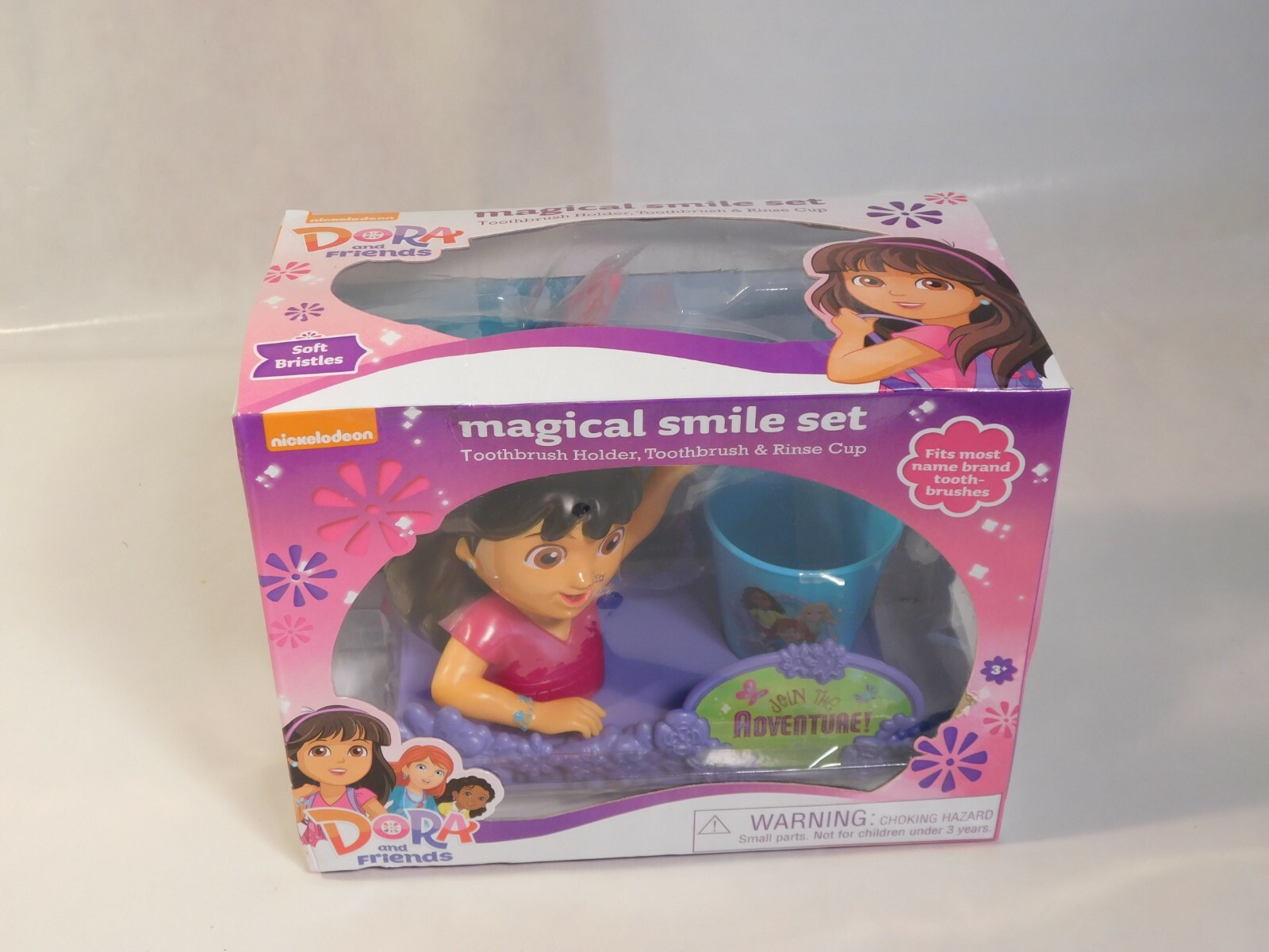 Dora & friends magical smile set , toothbrush holder toothbrush & rinse ...