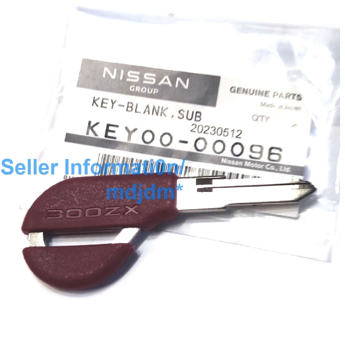 Key00-00096 Nissan 300zx Z32 Red Valet Key OEM for sale online | eBay