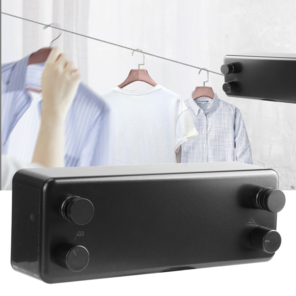 Modern Retractable Washing Line Laundry Indoor Double Clothes Line Rope ...