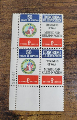 USPS Honoring U.S. Servicemen POW & Missing and Killed in Action 6 Cent ...