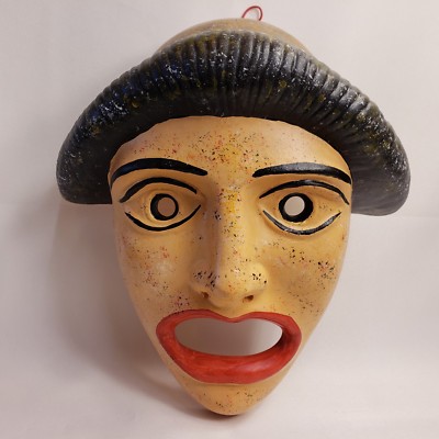 Ancient Greek Mythology Mask Rare Hellenic Ceramic Art Hand Painted | eBay