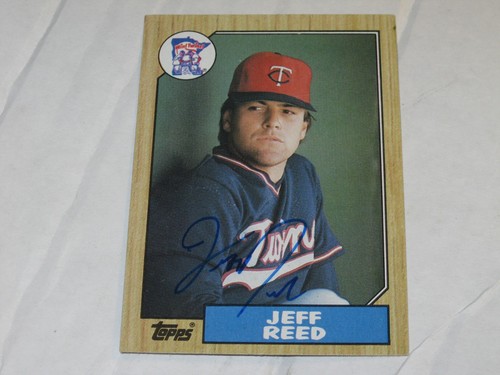 Jeff Reed Autographed Topps Baseball Card | eBay