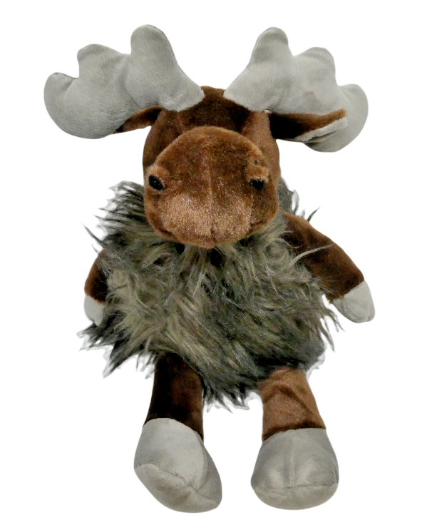 Ganz MYLO MOOSE Plush Furry Hairy 18" Floppy Soft Wild Animals for sale ...