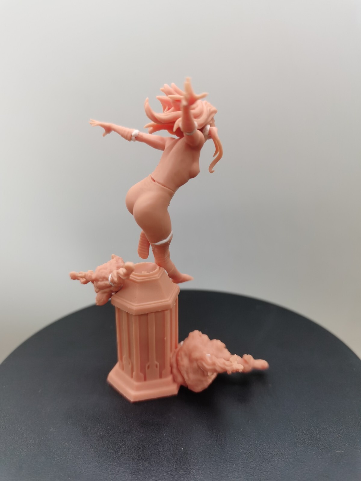 Jumping Girl Full Resin Figure Model Kit 1/24 Scale Unassembled ...