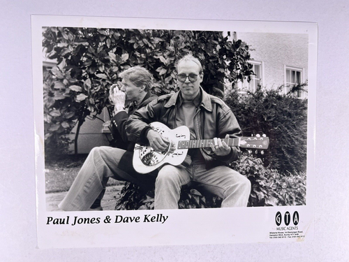 Paul Jones & Dave Kelly Photo Original Black And White Promo September ...