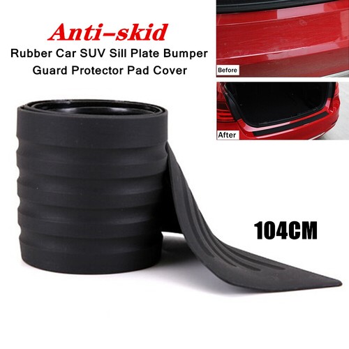 104CM Rubber Car Auto Sill Plate Bumper Guard Protector Pad Cover Anti ...