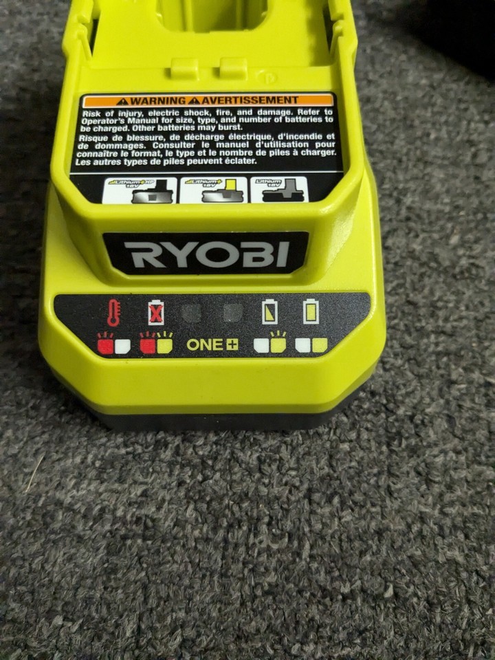 Genuine OEM RYOBI (PCG002) 18V Volt ONE+ Li-Ion Battery Charger. Free ...