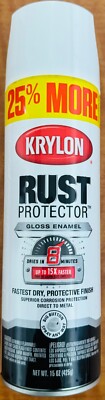 1 SPRAY PAINT KRYLON RUST PROTECTOR GLOSS ENAMEL 15 Oz Can . (WHITE) | eBay