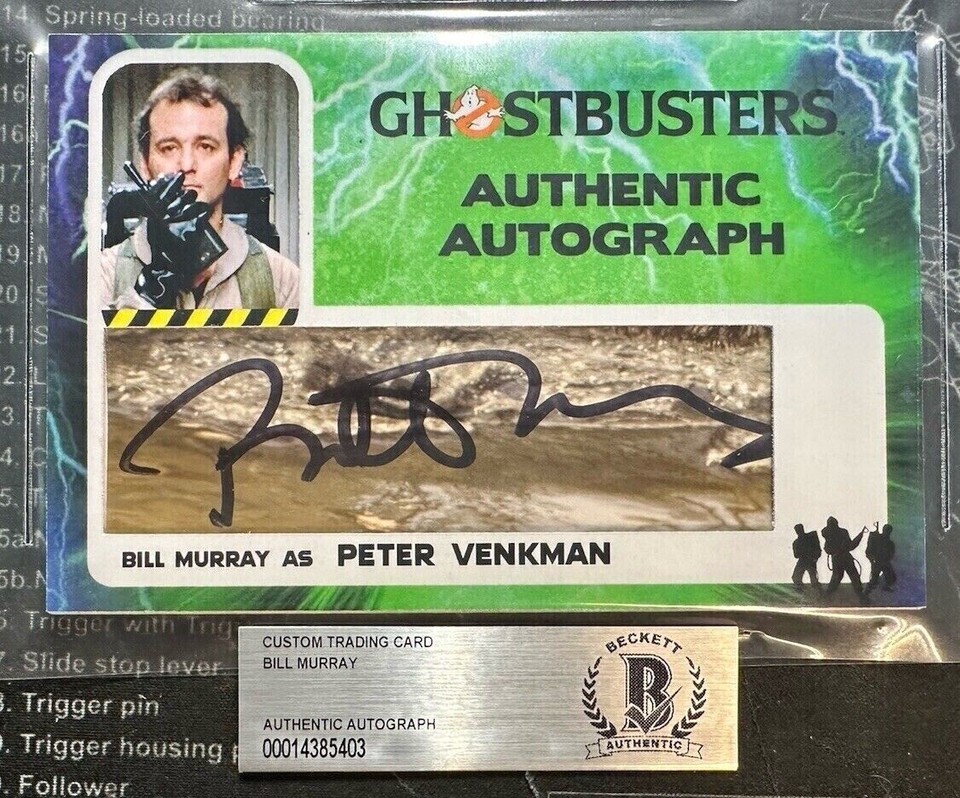 2016 CRYPTOZOIC GHOSTBUSTERS AUTO Bill Murray Card BGS Authenticated ...
