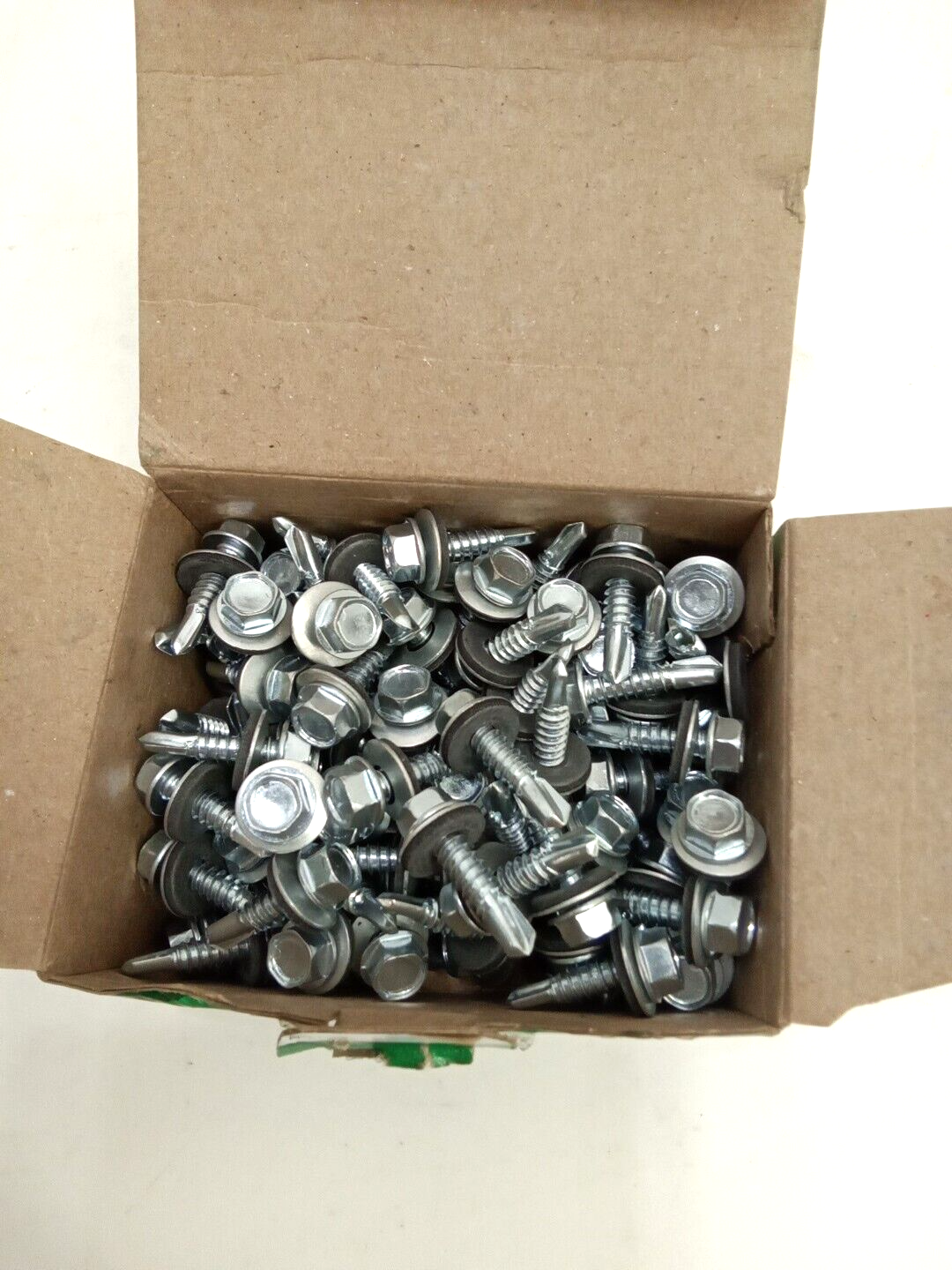 Hillman 561050 Neoprene Washer Screws 1/4-14 x 1 Self-Drilling Hex Head ...
