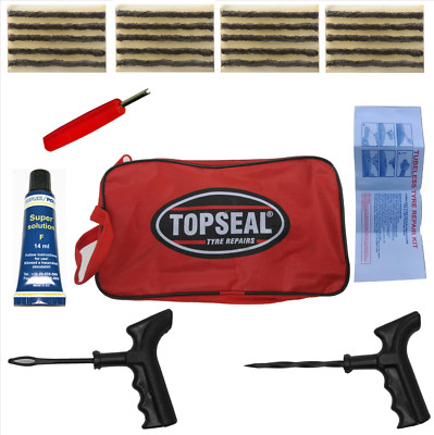 Tubeless Tyre Emergency Puncture Repair Kit With 20 Strings And Pang ...