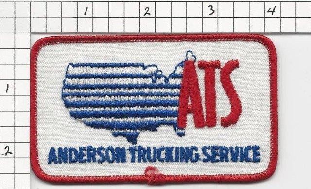 Anderson Trucking Service (ATS) trucking company patch | eBay