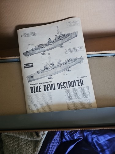 Linberg Blue Devil Destroyer "Fletcher Class" Motorized Model Kit | eBay