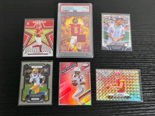 Jayden Daniels PSA Rookie Patch Washington Commanders Rookie Cards Lot ...